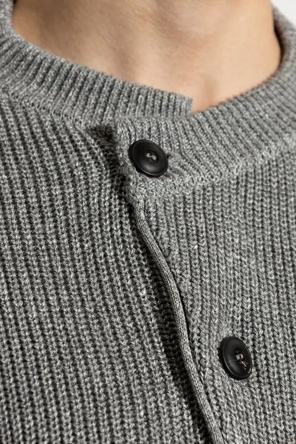 Giorgio Armani Melange Knit Cardigan