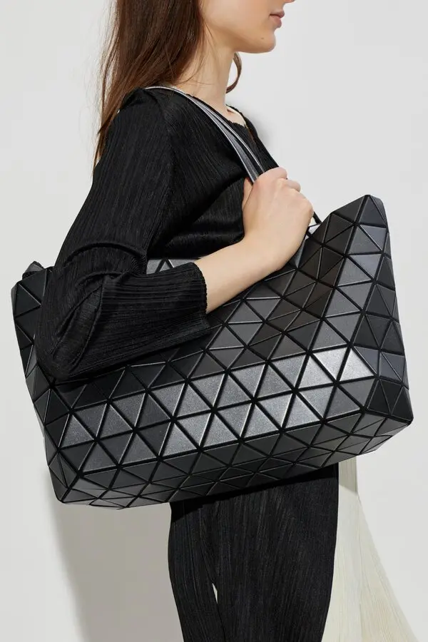Issey Miyake Geometric Panel Shopper Bag - Grey