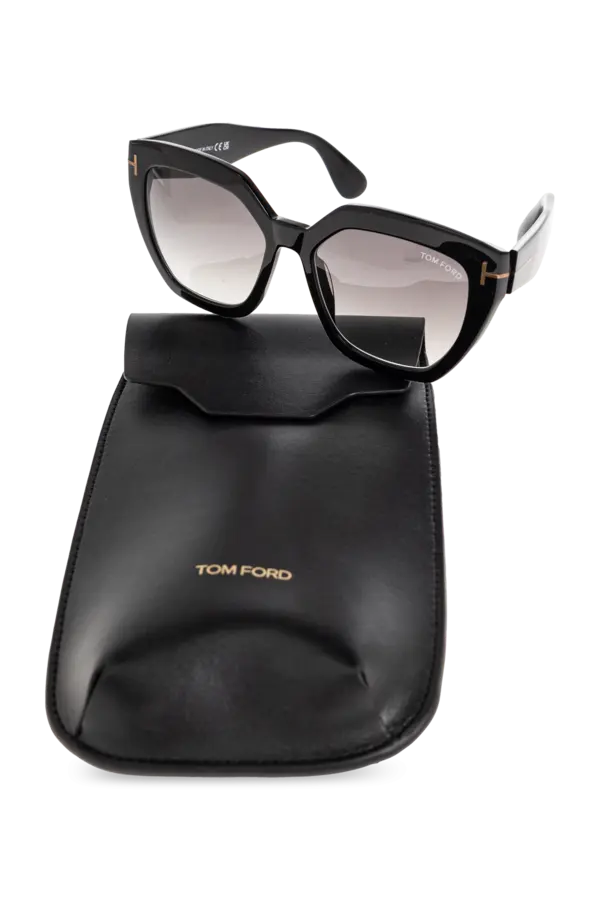TOM FORD Oversized Geometric Sunglasses - Black