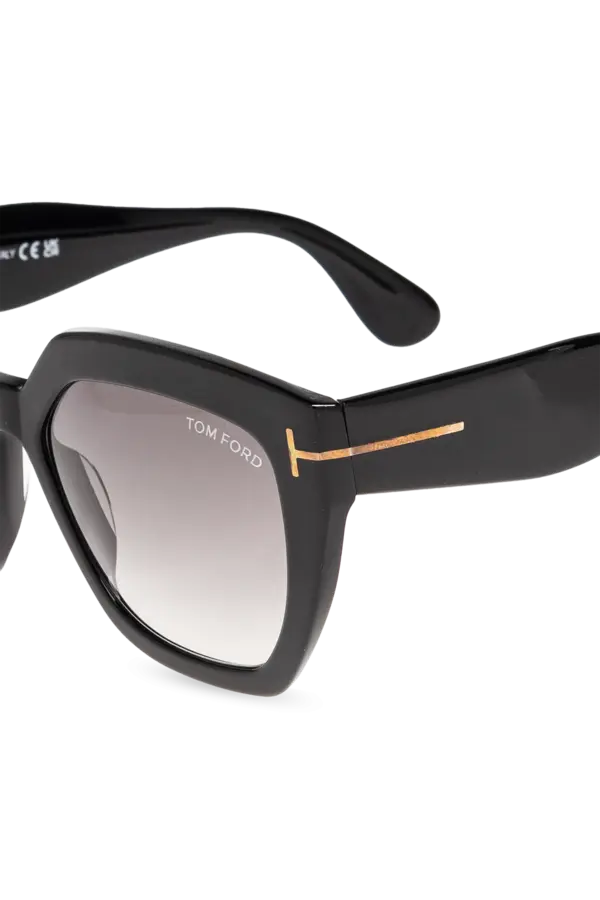 TOM FORD Oversized Geometric Sunglasses - Black