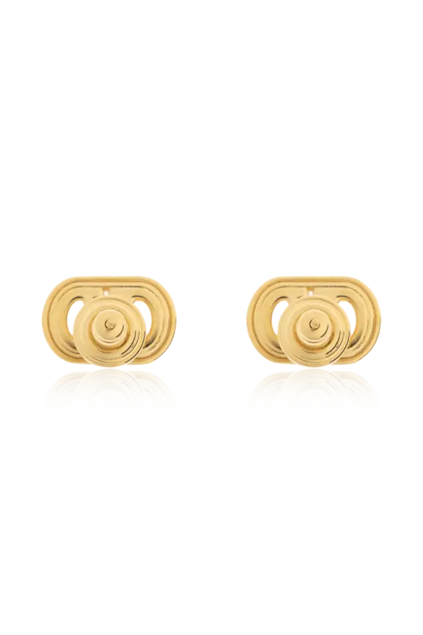 Valentino Garavani Crystal Embellished V Motif Earrings