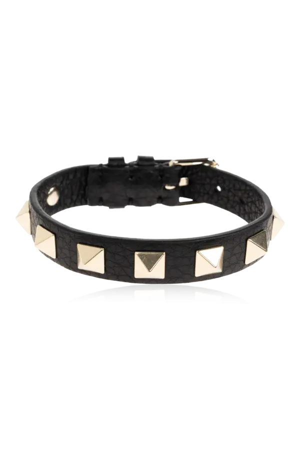 Valentino Garavani Studded Leather Bracelet