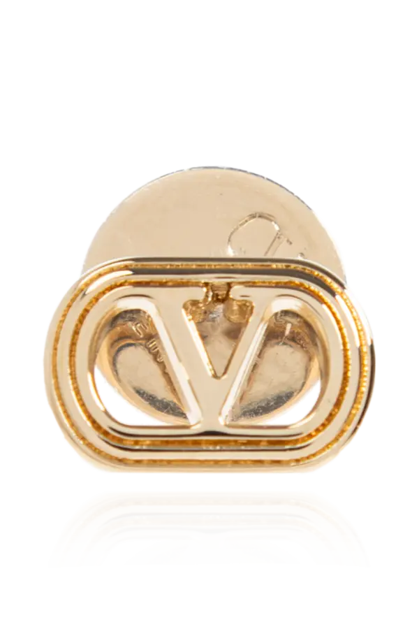 Valentino Garavani V Logo Stud Earrings