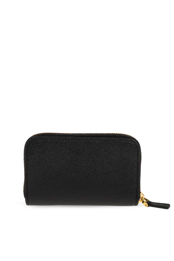 Valentino Garavani Leather Card Holder - Black