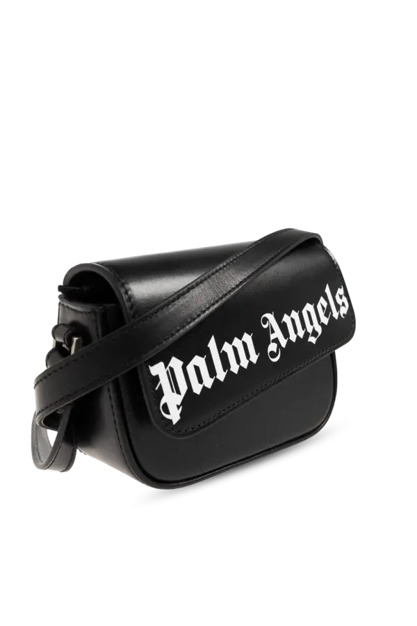 Palm Angels Leather Bag With Logo