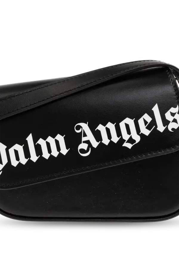 Palm Angels Leather Bag With Logo