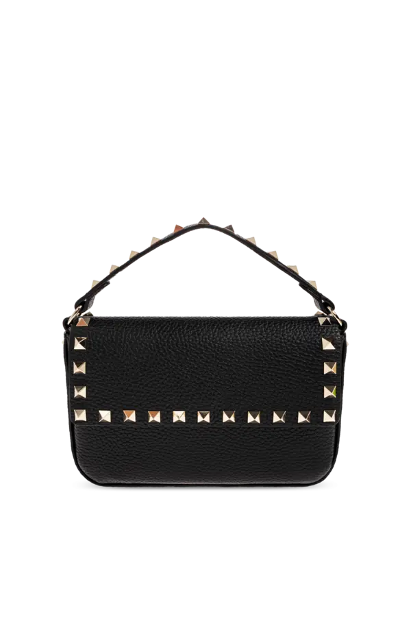 Valentino Garavani Rockstud Top Handle Bag - Black
