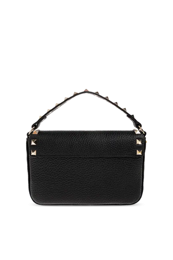 Valentino Garavani Rockstud Top Handle Bag - Black