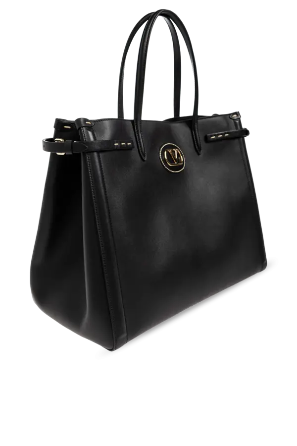 Valentino Garavani Calfskin Leather Shopper Bag