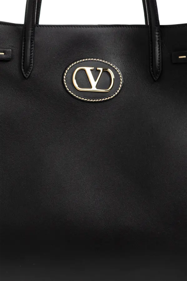 Valentino Garavani Calfskin Leather Shopper Bag