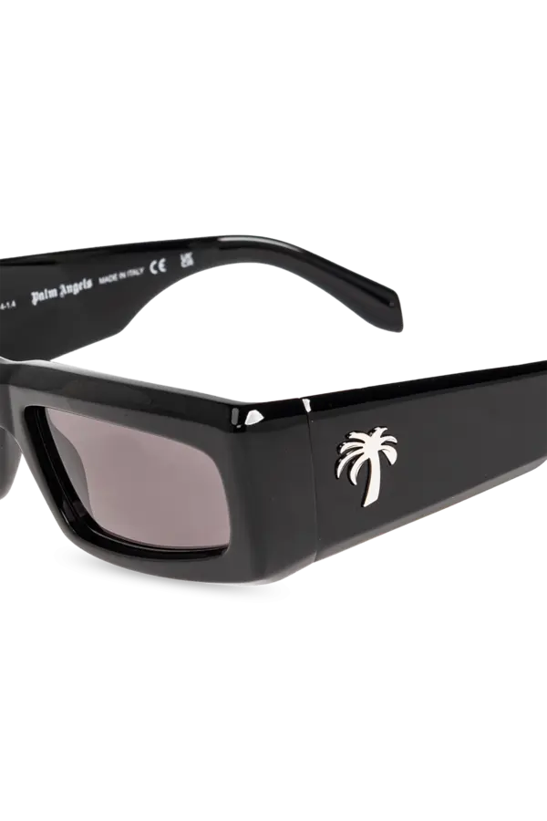 Palm Angels Rectangular Acetate Sunglasses - Black