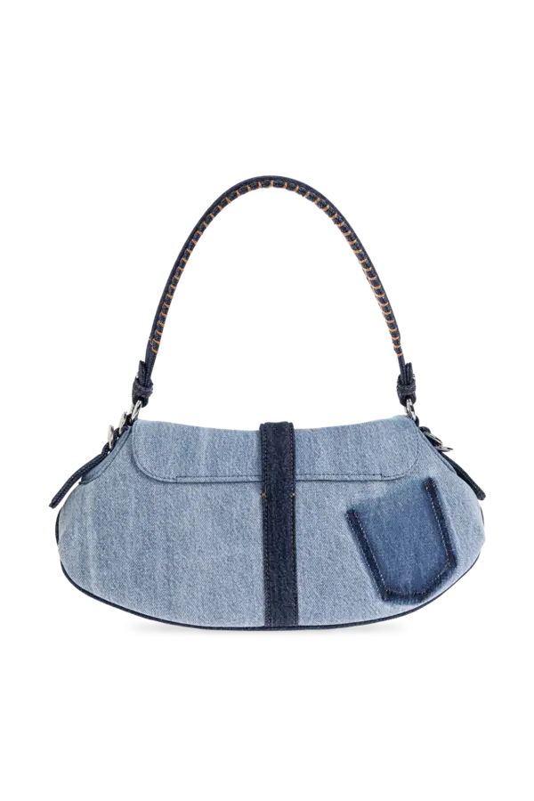 GANNI Vintage Effect Denim Bag