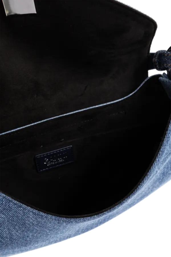 GANNI Vintage Effect Denim Bag
