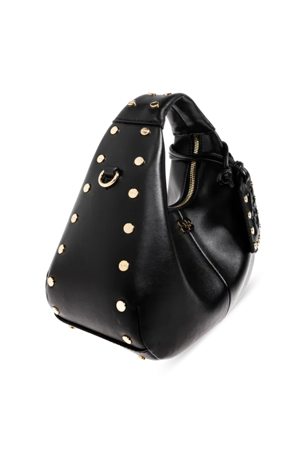 GANNI Studded Leather Hobo Bag