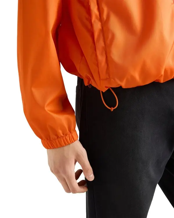 Prada Re-nylon Hooded Jacket - Orange