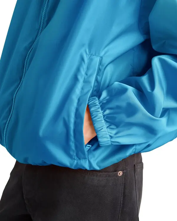 Prada Re-nylon Hooded Rain Jacket