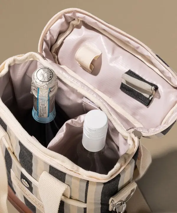 BUSINESS & PLEASURE The Wine Cooler Tote Bag - Stripe