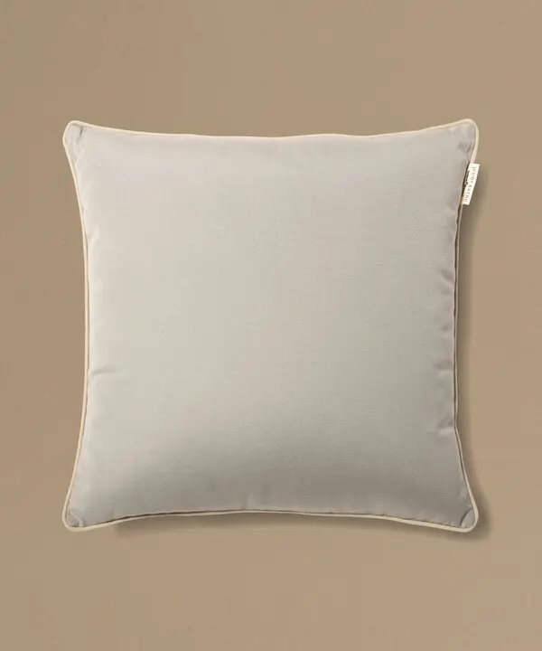 BUSINESS & PLEASURE The Euro Throw Pillow Pillow - Fog