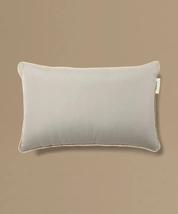 BUSINESS & PLEASURE The Rectangle Throw Pillow Pillow - Fog