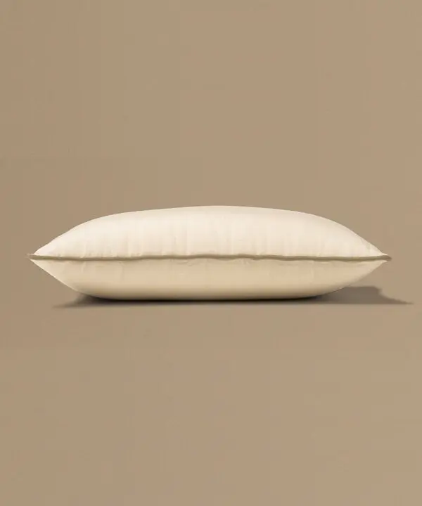 BUSINESS & PLEASURE The Rectangle Throw Pillow Pillow - Tan