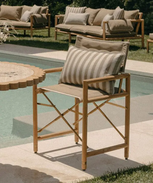 BUSINESS & PLEASURE The Wes Directors Chair - Green