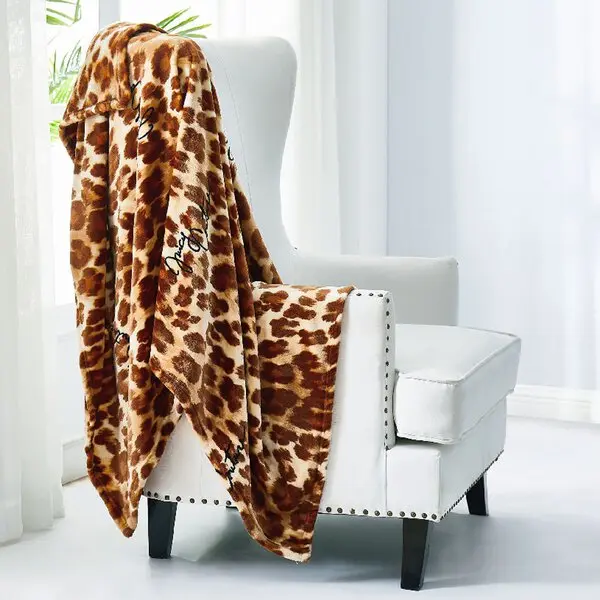 Juicy Couture Plush Throw Blanket