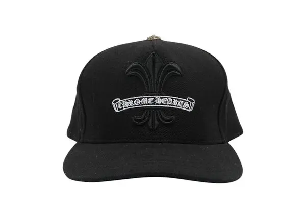 Chrome Hearts Fleur Embroidered Trucker Cap - Black