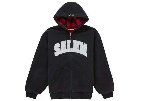 Supreme Salem Zip Up Hooded Sweatshirt