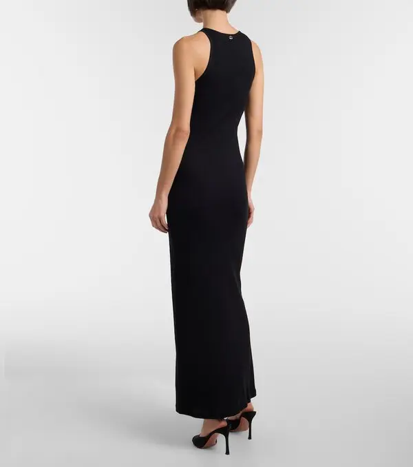 Rabanne Embellished Cotton-blend Maxi Dress