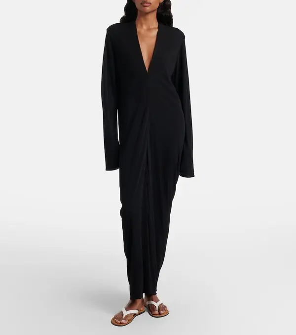 THE ROW Cassin Draped Maxi Dress