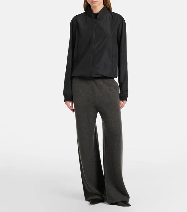 THE ROW Orpin Cashmere Wide-leg Trousers