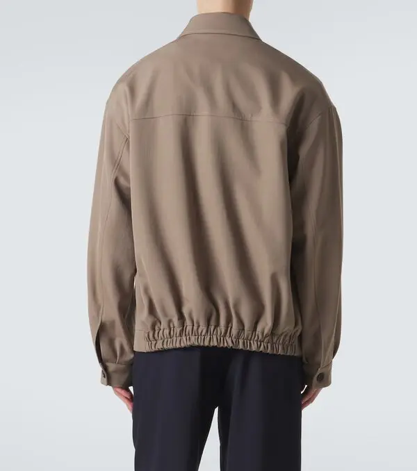 THE ROW Osano Wool Blouson Jacket