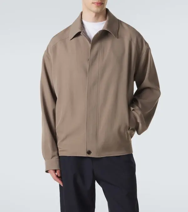 THE ROW Osano Wool Blouson Jacket