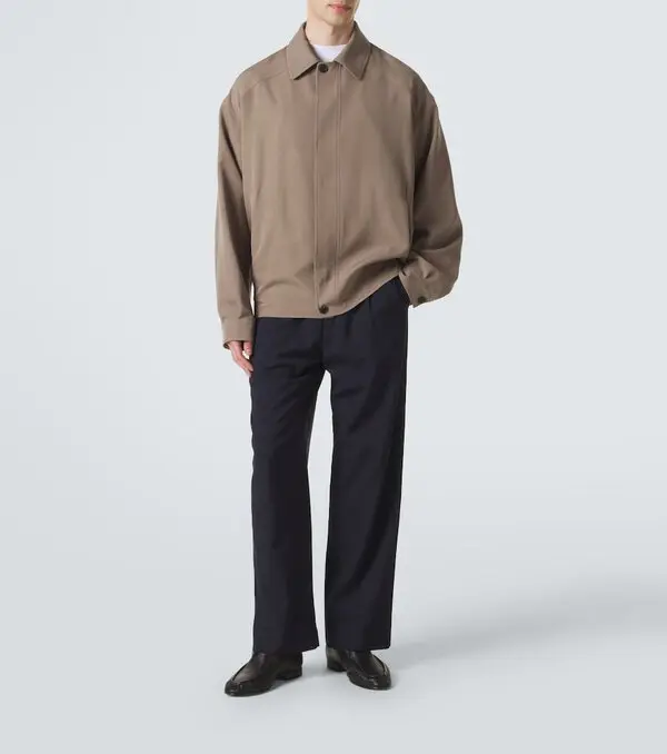 THE ROW Osano Wool Blouson Jacket