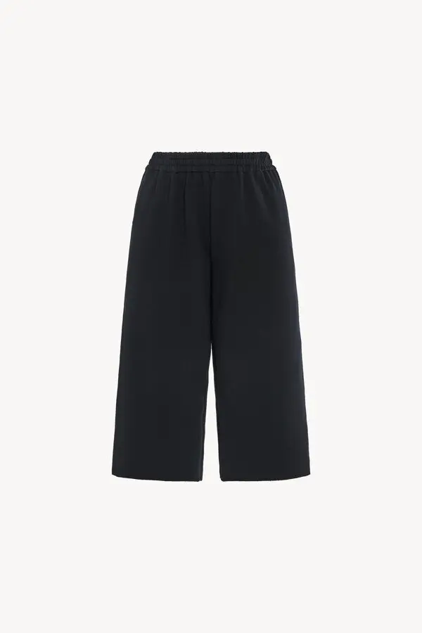 THE ROW Ozias Cropped Jersey Jogger Pants
