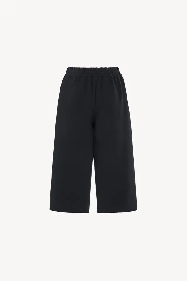 THE ROW Ozias Cropped Jersey Jogger Pants