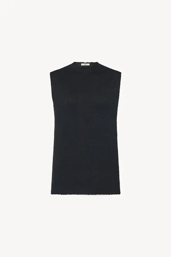 THE ROW Sleeveless Mockneck Top