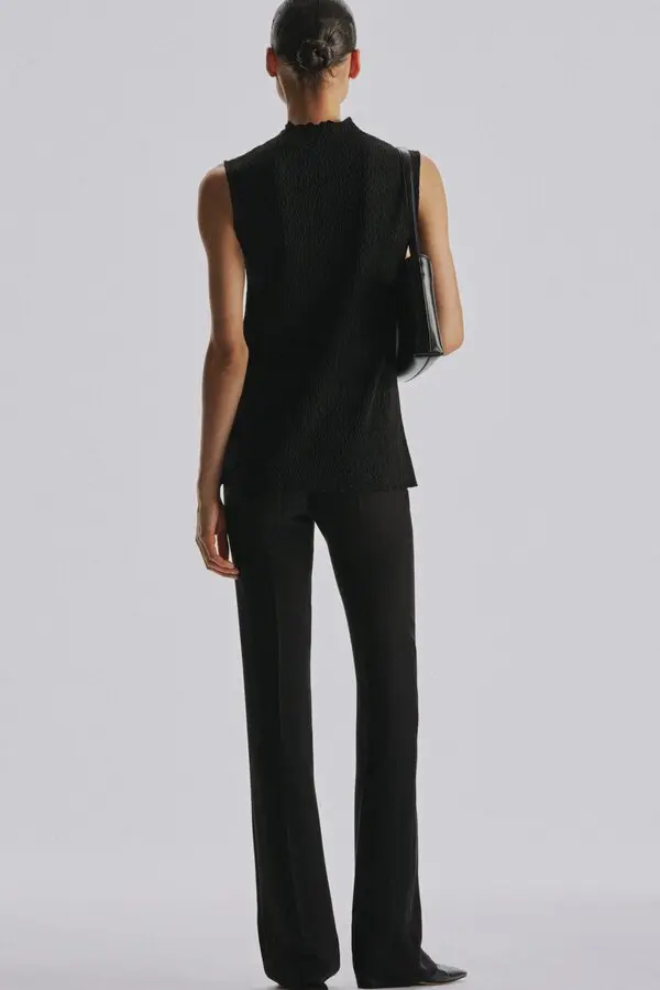 THE ROW Sleeveless Mockneck Top