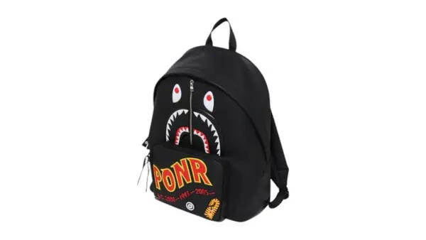 A BATHING APE 2nd Shark Day Pack - Black