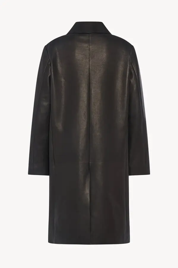 THE ROW Cintia Leather Car Coat