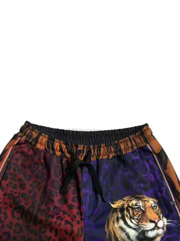 Dolce & Gabbana Tiger & Leopard Print Shorts