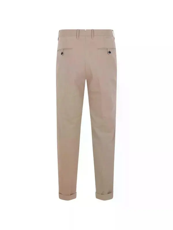 Incotex Beige Pleated Trousers