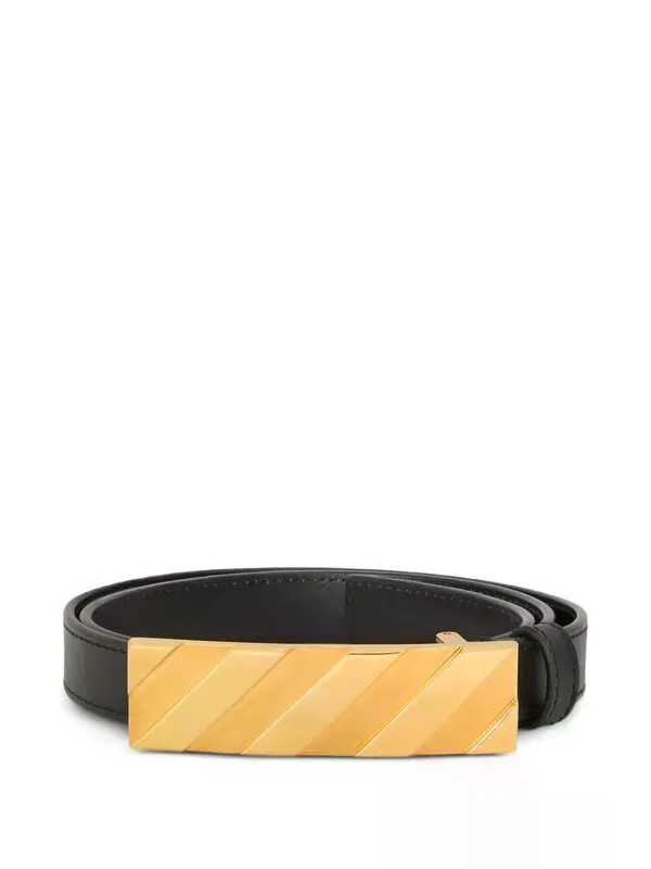 Off-White Diagonal Metal-buckle Belt