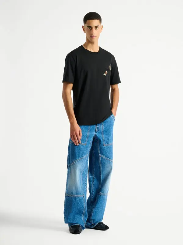 Balmain Embroidered Insect T-shirt