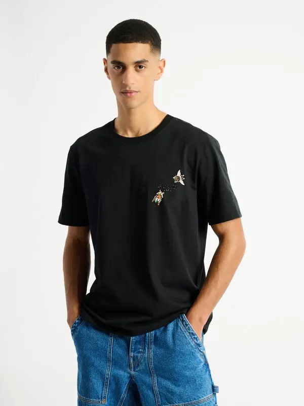 Balmain Embroidered Insect T-shirt