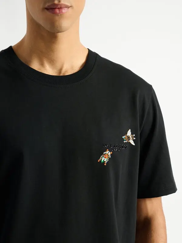 Balmain Embroidered Insect T-shirt