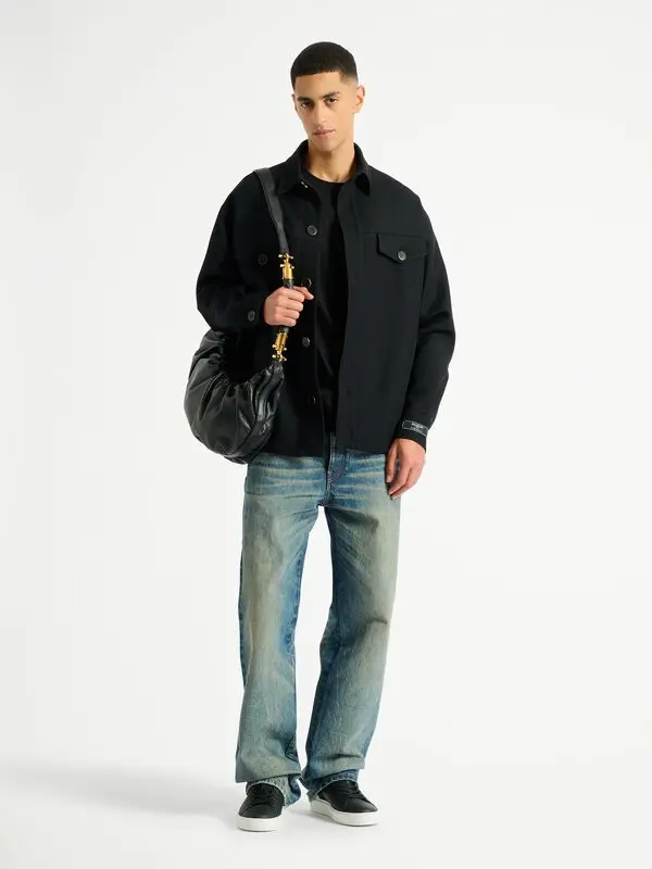 Balmain Wool Twill Overshirt