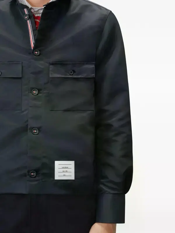 Thom Browne Twill Pocket-detail Overshirt