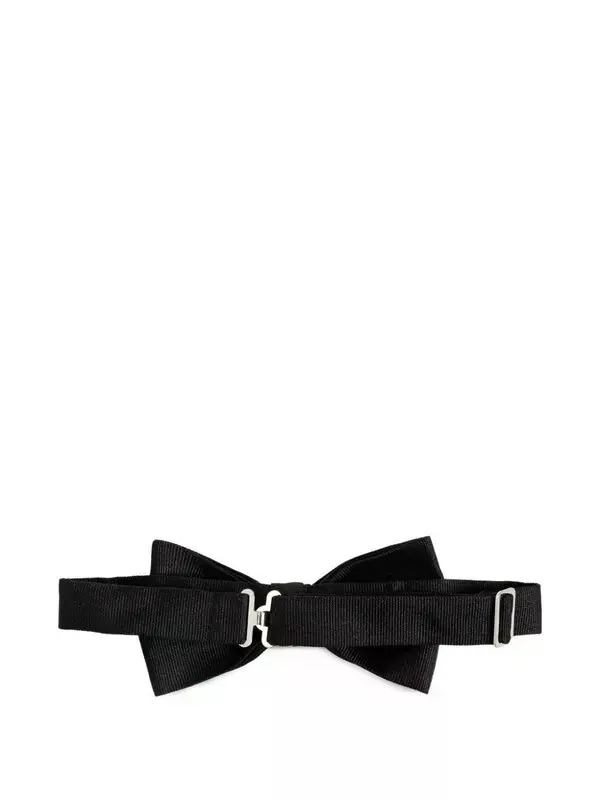 Givenchy Ribbed Bow Tie - Black