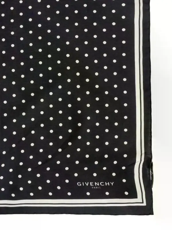 Givenchy Polka-dot Silk-blend Scarf
